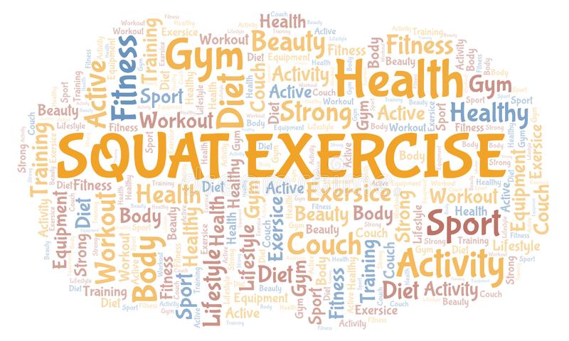 Squat Exercise Word Cloud Wordcloud Made Text Squat Exercise Word Cloud ...